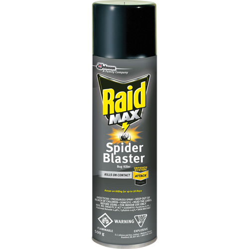 SC Johnson Raid® Max® Spider Blaster Bug Killer Insecticide, 500 g ...